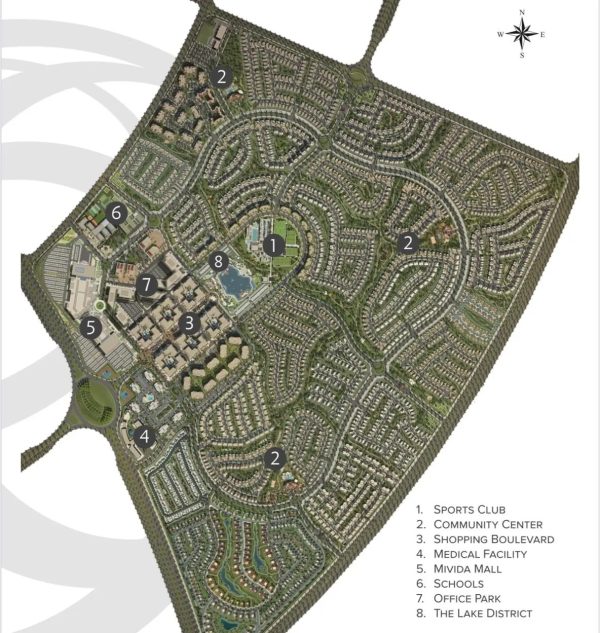 Mivida Master Plan The Smart City - Nawy