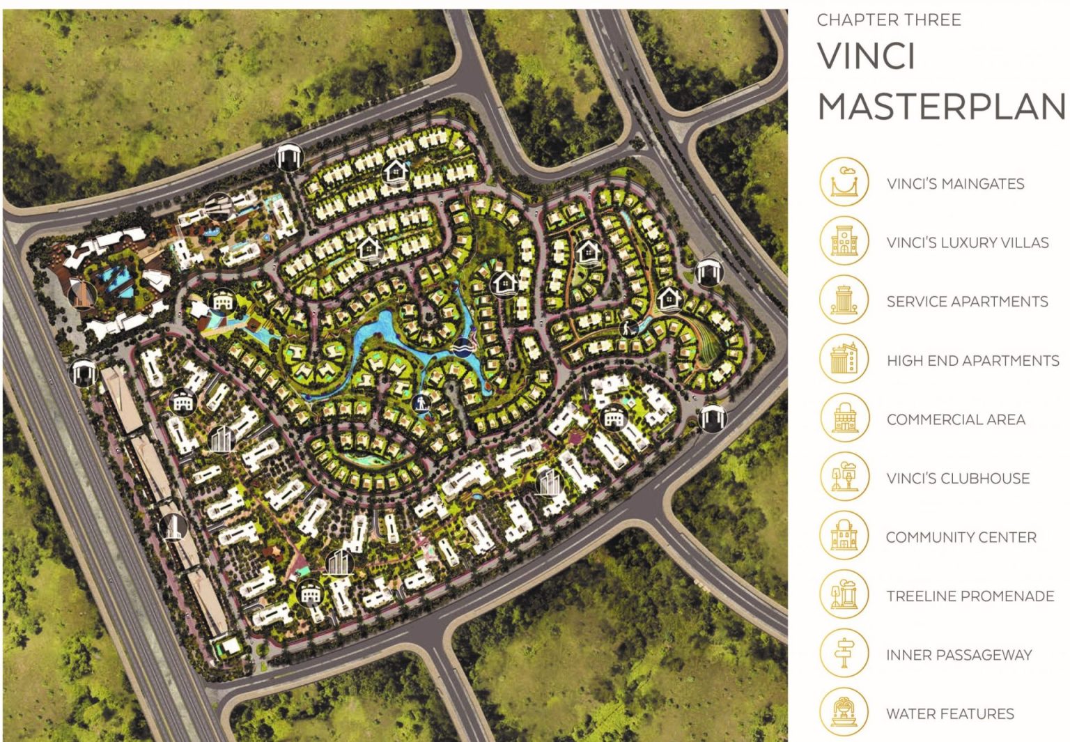Vinci New Capital Master Plan, The Egyptian-Italian Theme - Nawy