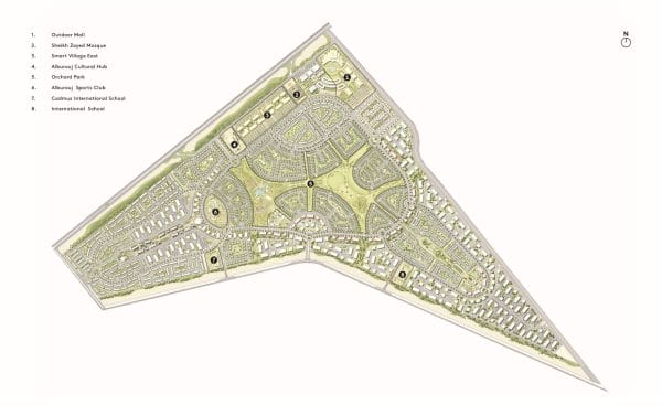 Exploring The Hidden Details Of Alburouj Compound Master Plan - Nawy