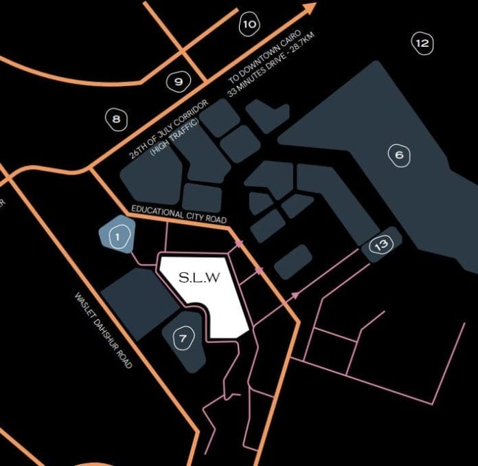 Check Out The Swan Lake West Map (Master Plan & Location) - Nawy
