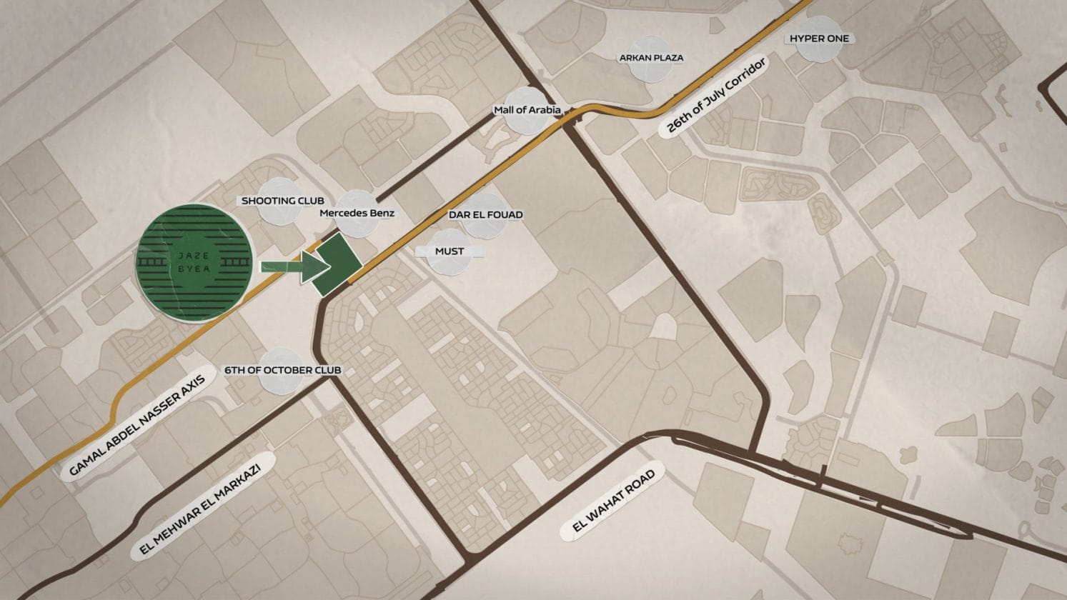 A Comfortable Life in Compound Jazebeya 6 October - Nawy