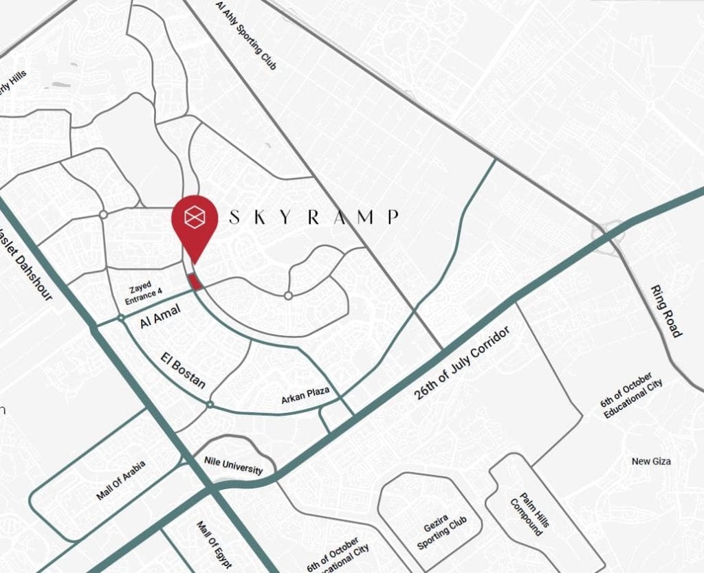 Sky Ramp El Sheikh Zayed Location & Facilities - Nawy